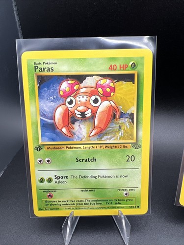 Pokemon TCG Jungle Paras 1st Edition 59/64 | eBay