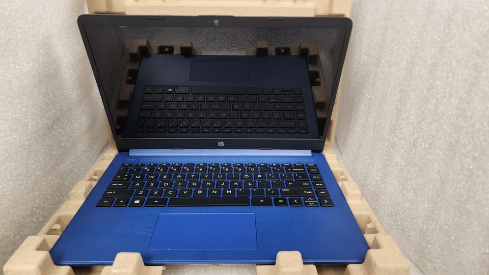 [Box Open] HP laptop 14-fq0037nr, 4GB RAM 64GB SSD, FHD with ...