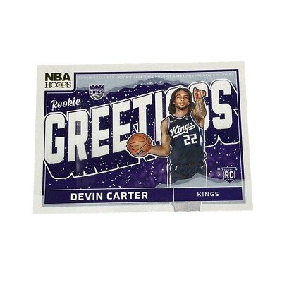 2024-25 NBA HOOPS Rookie Greetings WINTER Basketball Card #14 Devin ...