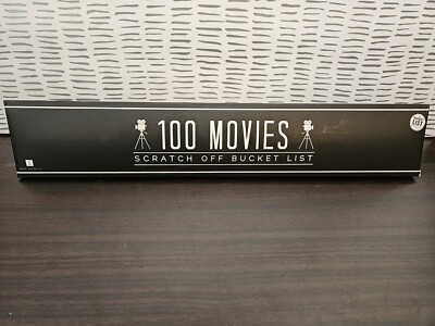 100 MOVIES Scratch Off Poster/Bucket List | eBay