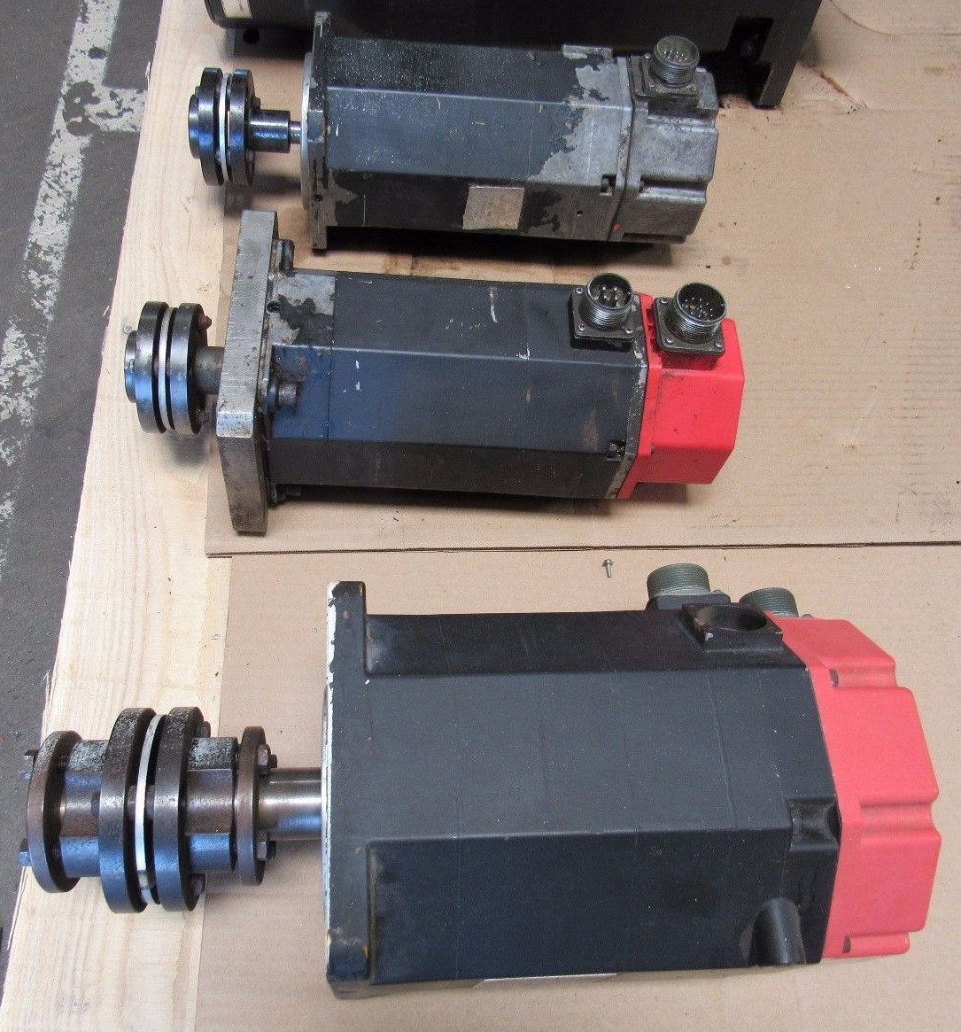 FANUC AC SERVO MOTOR X Y Z AXIS, W FANUC 10M SYSTEM FR TAKISAWA MAC-V2E ...