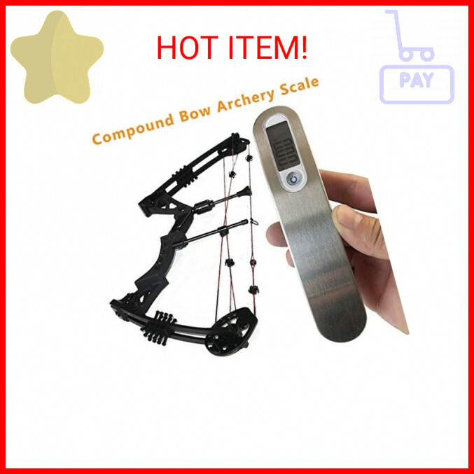 Archery Bow Scale for Draw Weight Peak Weight Hold Weight 110lb/50kg ...