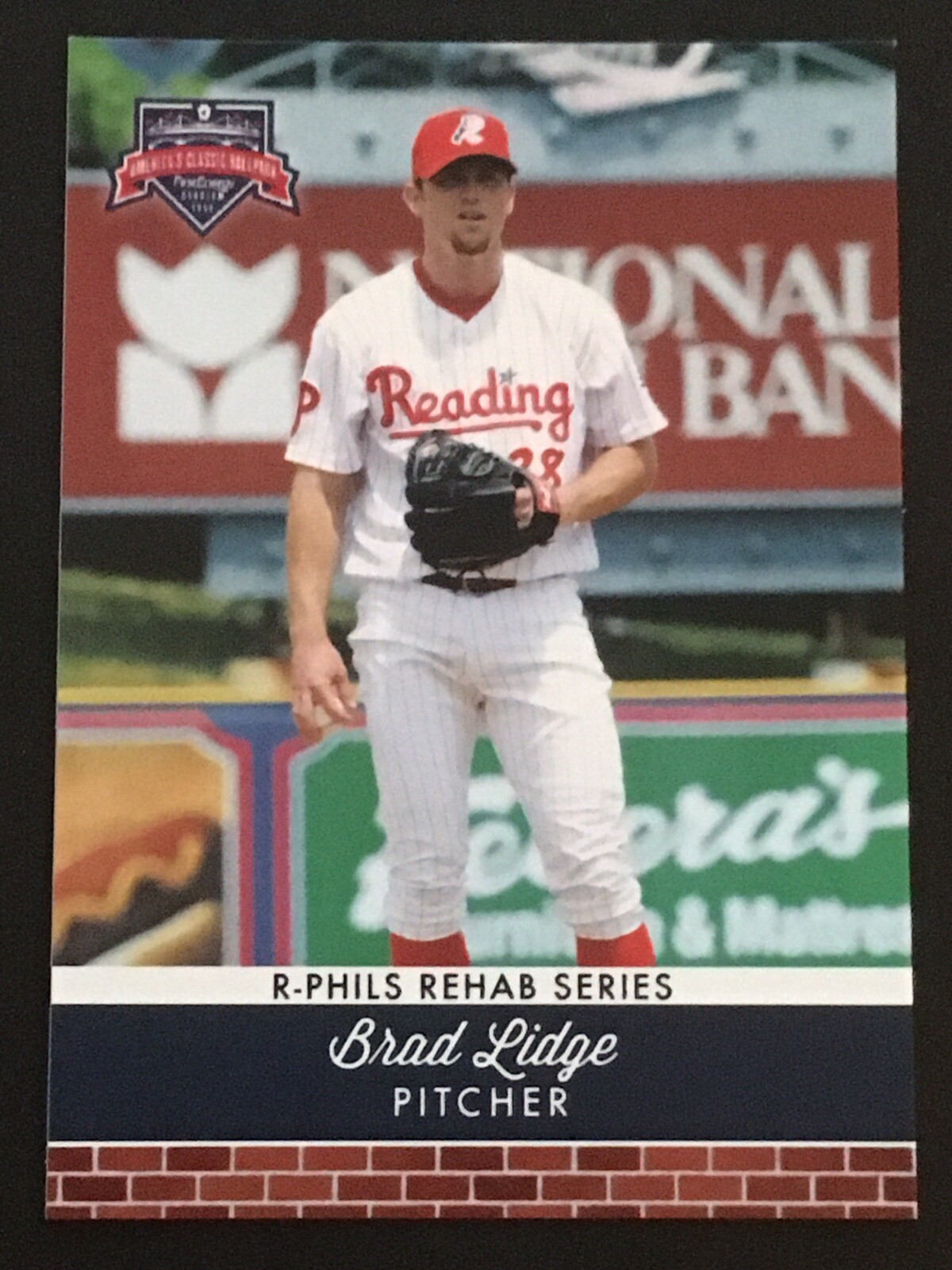 **RARE** BRAD LIDGE ~ 2019 READING FIGHTIN PHILS REHAB SET BREAK ...