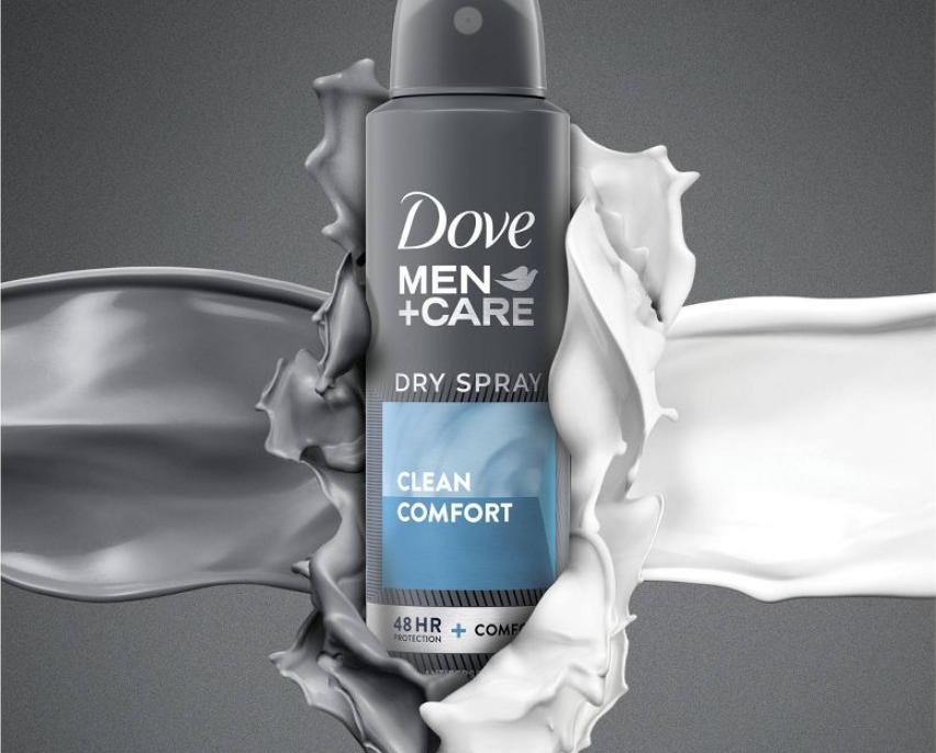 Dove Spray Men+Care Clean Comfort Antiperspirant Deodorant Spray 150ml ...