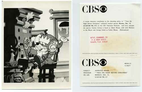 CBS Press Photo 7X9 Albert Mouse Joel Grey Tammy Grimes | eBay