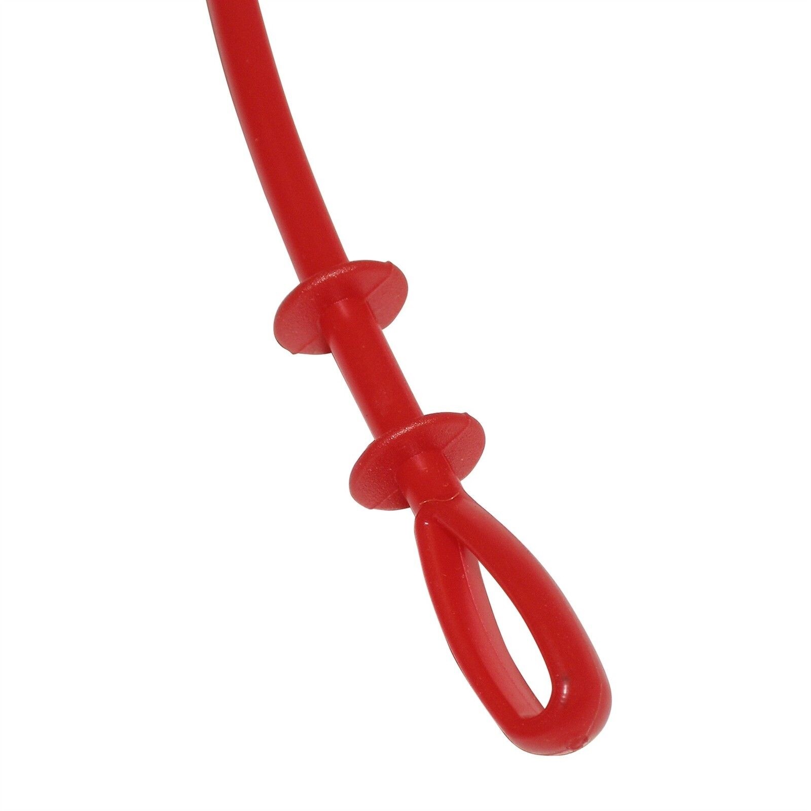 2 Paintball 11mm .43cal Pull Thru Barrel Cable Squeegees Chaser Eraser ...