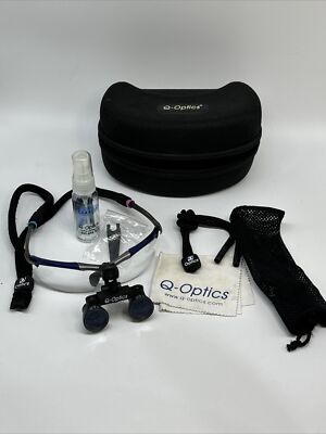 Q-Optics Dental Telescopic Loupes 2.5x Flip-Up with Case | eBay