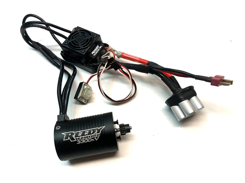 REEDY SC600-BL ESC 3300KV Brushless Motor Combo w Cap Pack GG1 | eBay