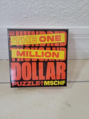 The One Million Dollar Puzzle by MSCHF 500 Piece Factory Sealed in Box ...