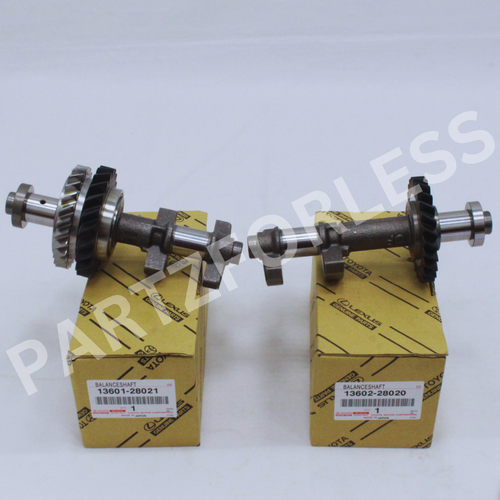 13601-28021 13602-28020 TOYOTA GENUINE BALANCE SHAFT SET NO.1 & NO.2 ...