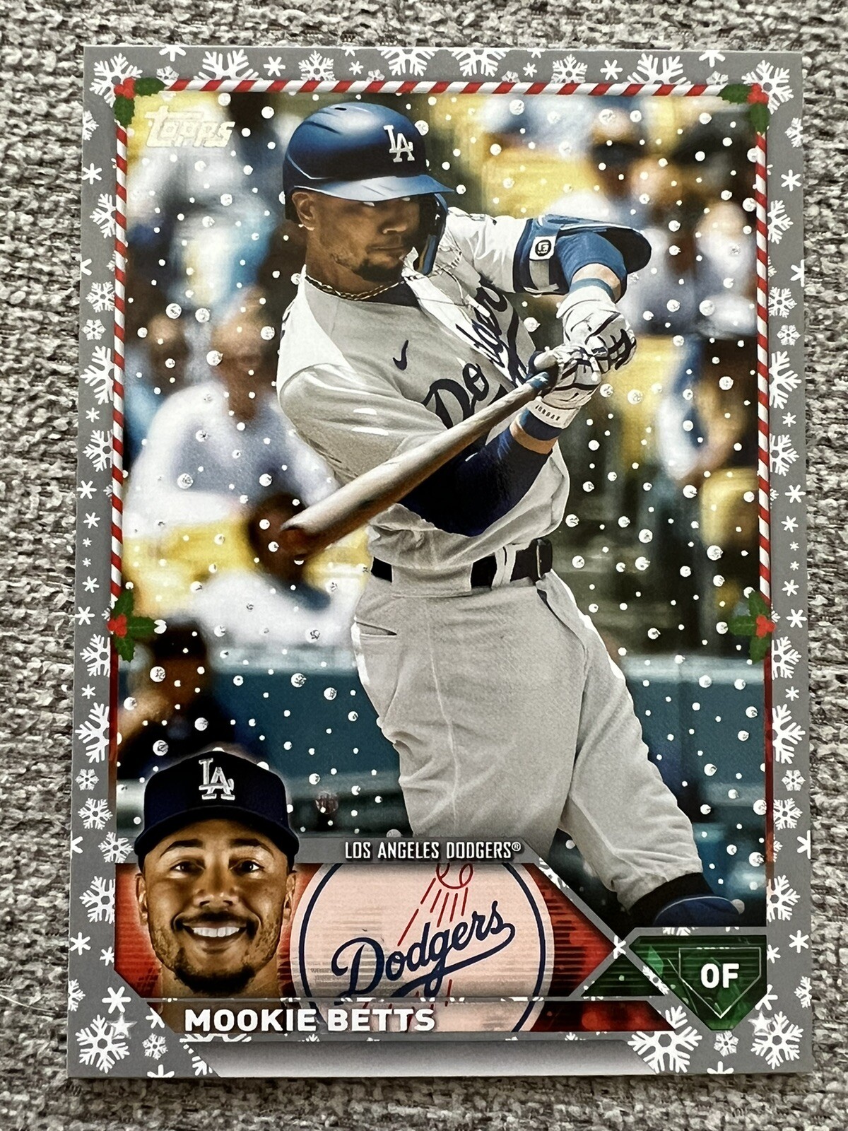 2023 Topps Holiday Baseball Trading Silver Metallic Snowflake Parallel ...