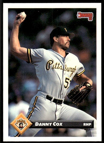 1993 Donruss 466 Danny Cox Pittsburgh Pirates Baseball Card | eBay