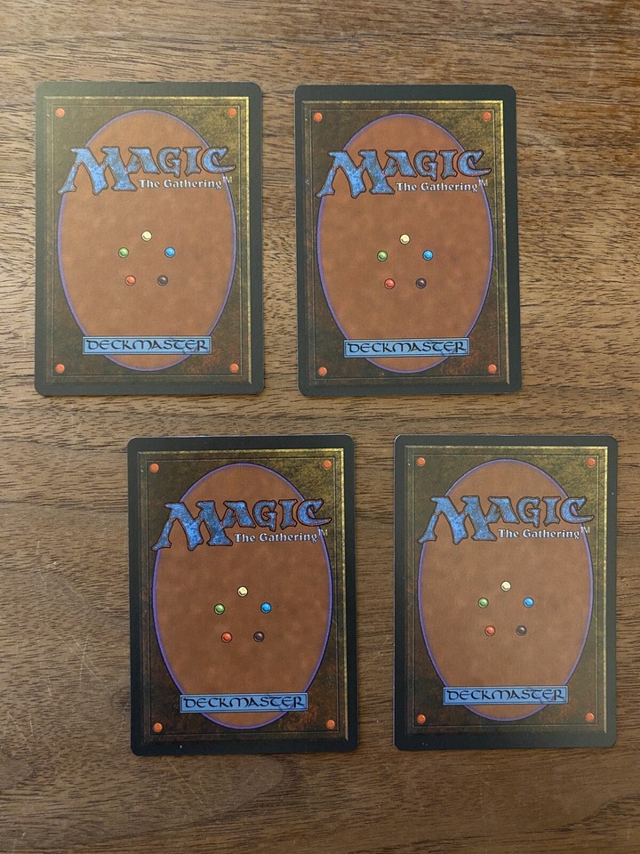 Orcish Captain NM x4 NEVER PLAYED MTG Fallen Empires Magic 4x 1995 FREE ...