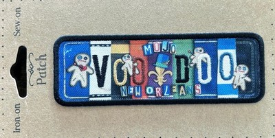 VOODOO New Orleans Famous Souvenir Patch Fabric Iron On Patch MOJO | eBay