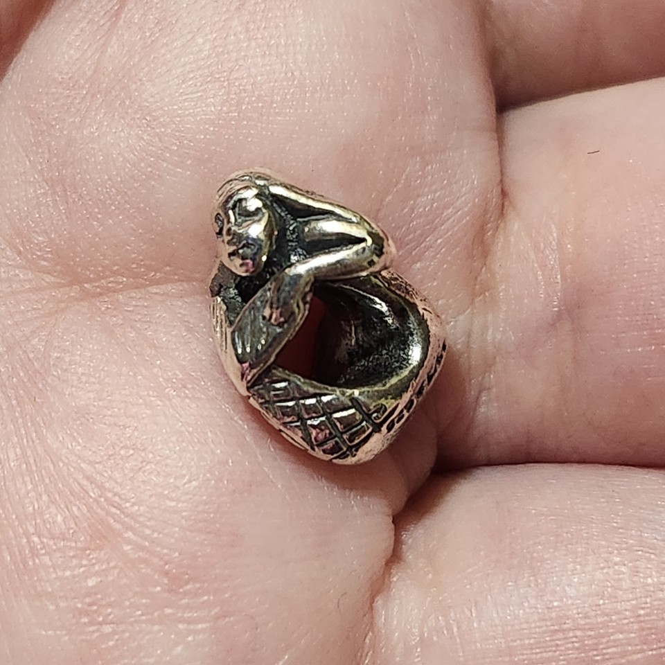 Authentic Trollbeads, Retired Mermaid #11151 Sterling Silver Bead, NEW ...