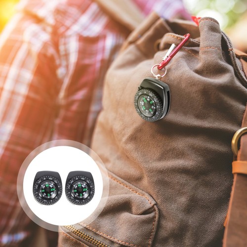 2Pcs Compact Detachable Compass for Watch Outdoor Adventure Hiking ...
