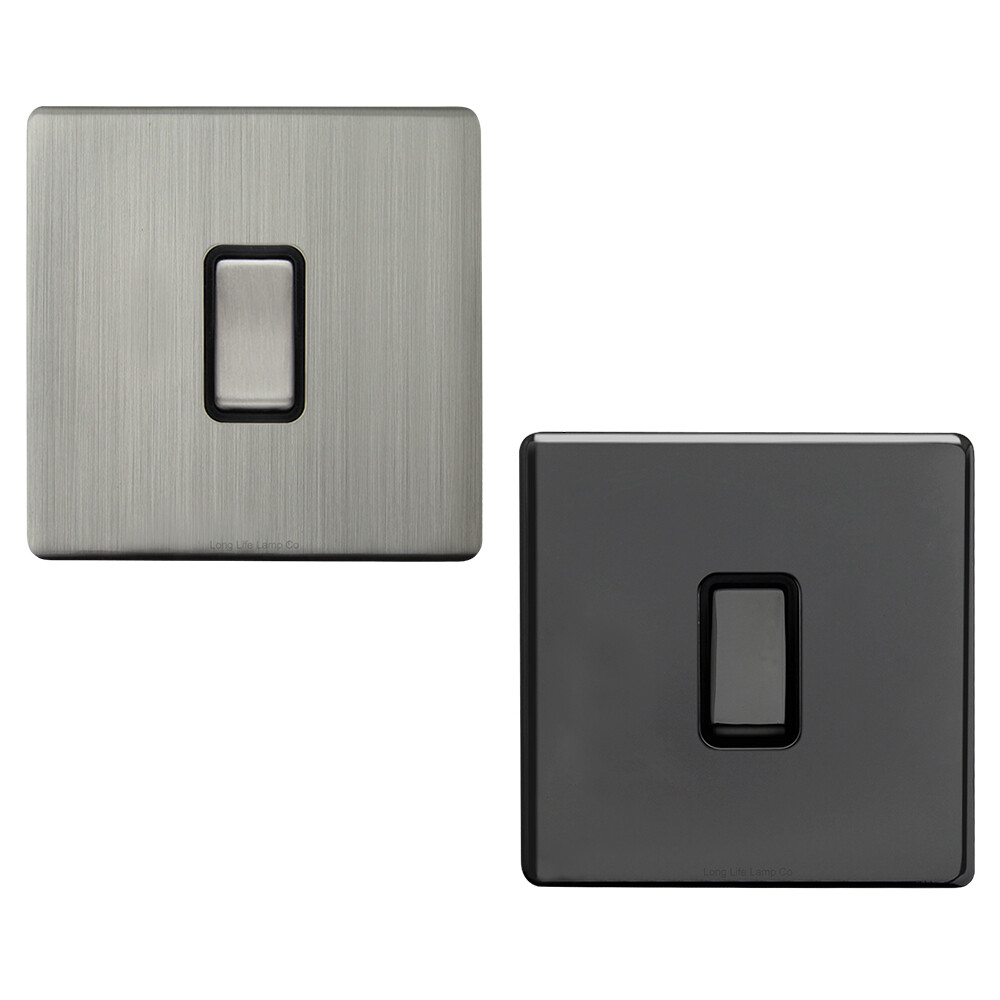 Light Switch Coloring Page BG Screwless Flat Plate Brushed Stainless