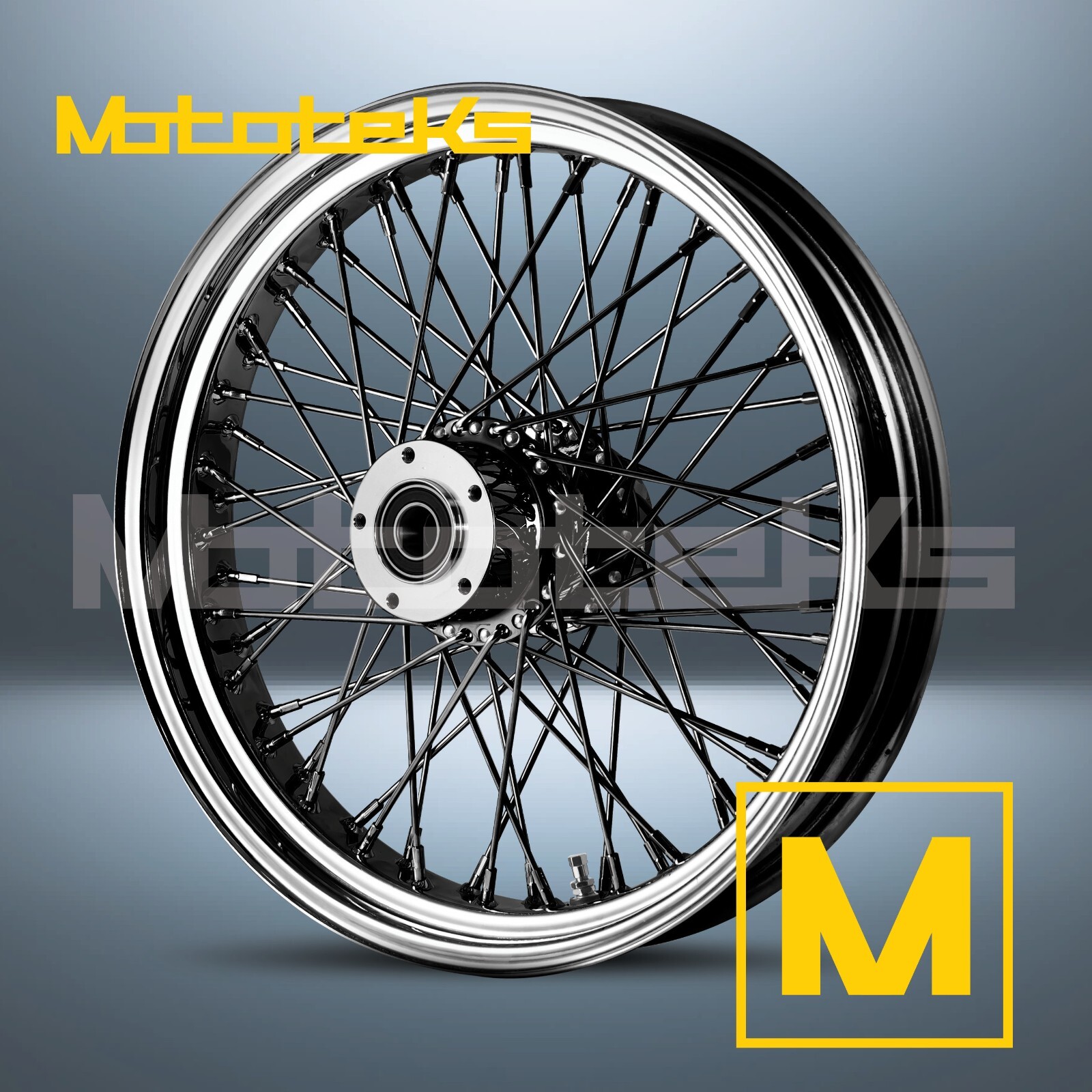 18X4.25 60 SPOKE WHEEL STAINLESS FOR HARLEY TOURING BAGGER REAR WHEEL ...