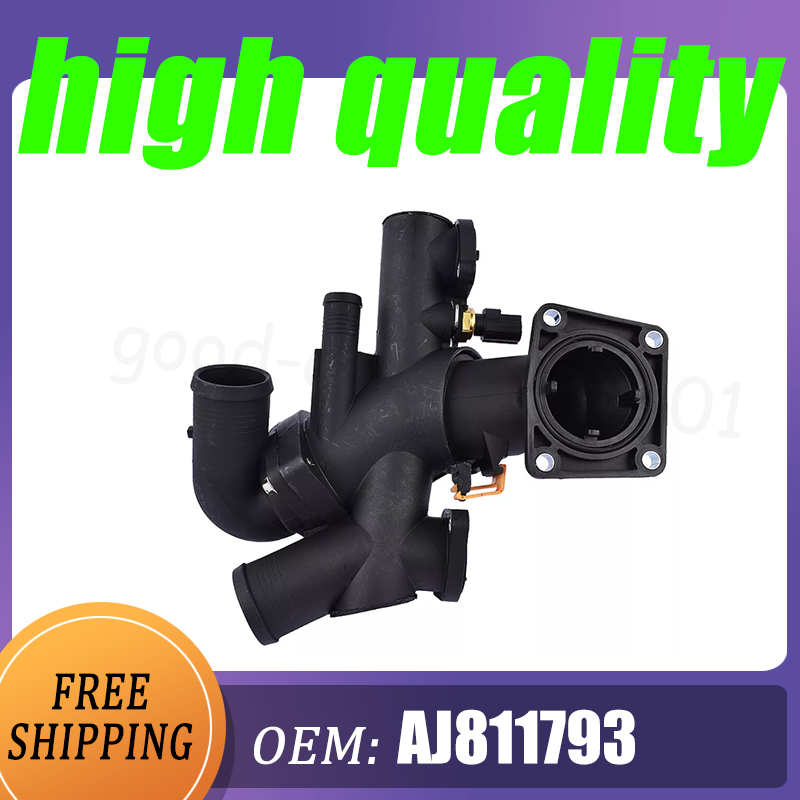 Engine Coolant Thermostat Housing for Jaguar S-Type XJ8 XFXKR XK8 4.2L ...