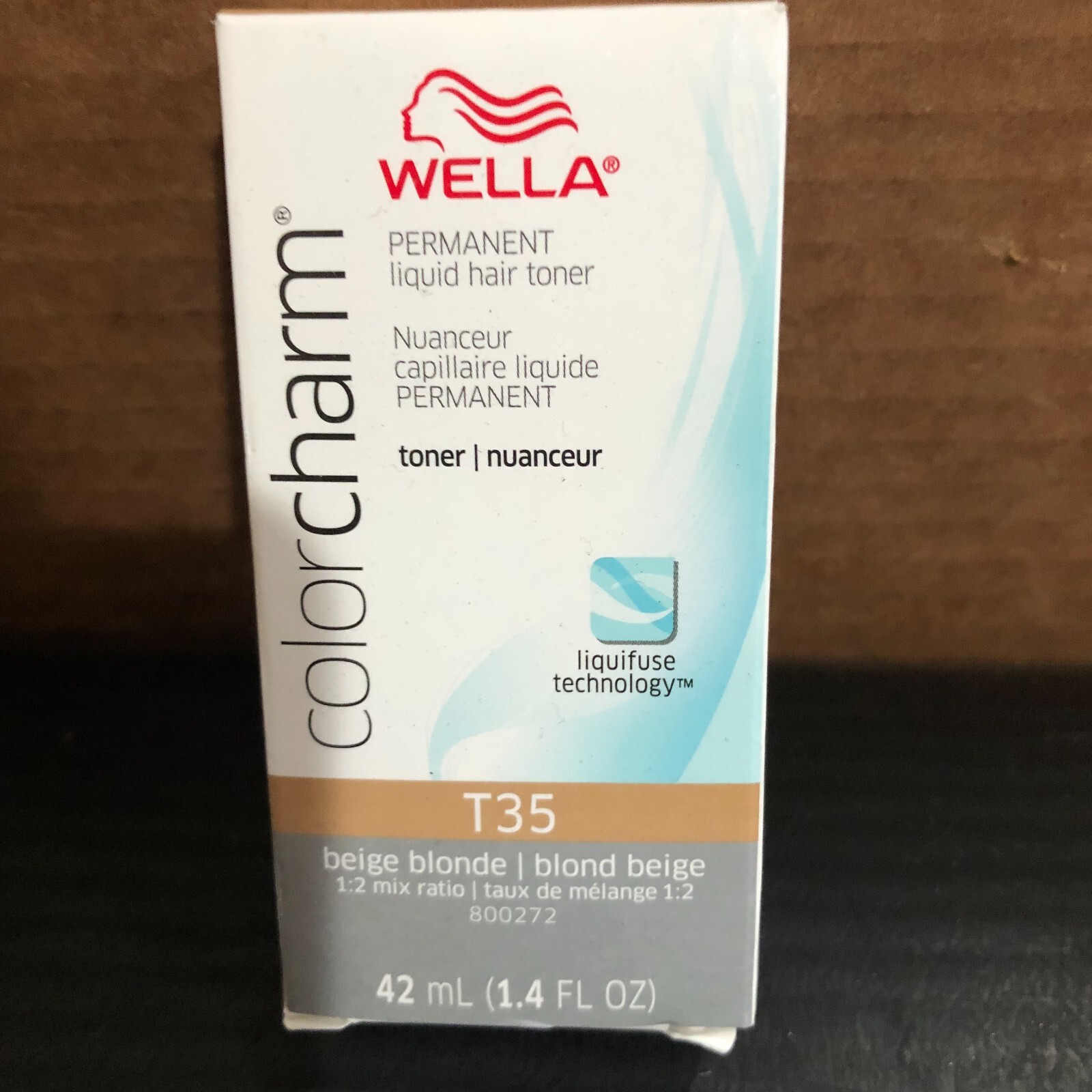 Wella Colorcharm Permanent Liquid Hair Toner T35 - Beige Blonde, 1.4 OZ ...