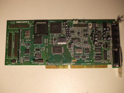 Creative Sound Blaster 16 CT2230 ISA Sound Card - Working | eBay