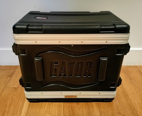Gator Cases Lightweight Molded 6U Shallow Rack Case with Heavy Duty ...