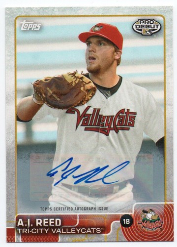 2015 Topps Pro Debut - A.J. Reed #57 Autographs (AU, RC) for sale ...