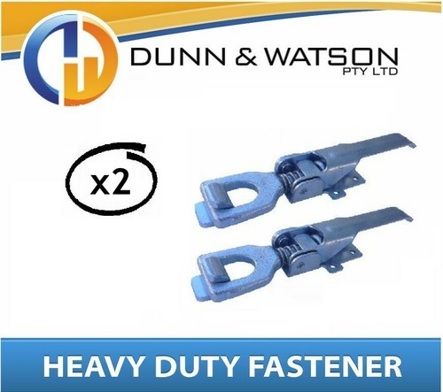 Heavy Duty Over Center Fastener x2 (Lock Latch handle) Trailer Tray ...