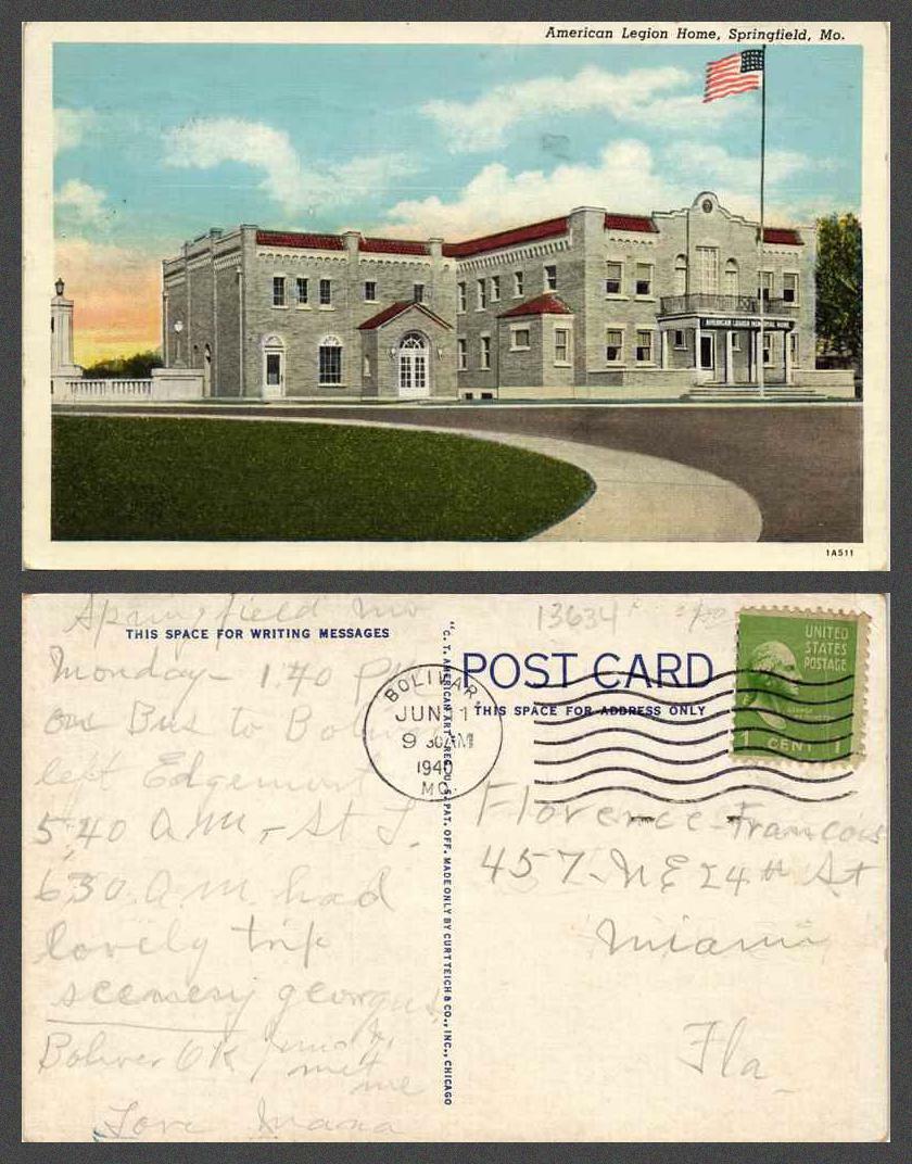 Vintage Images Postcards Springfield Mo Celebrating 100 Years Of