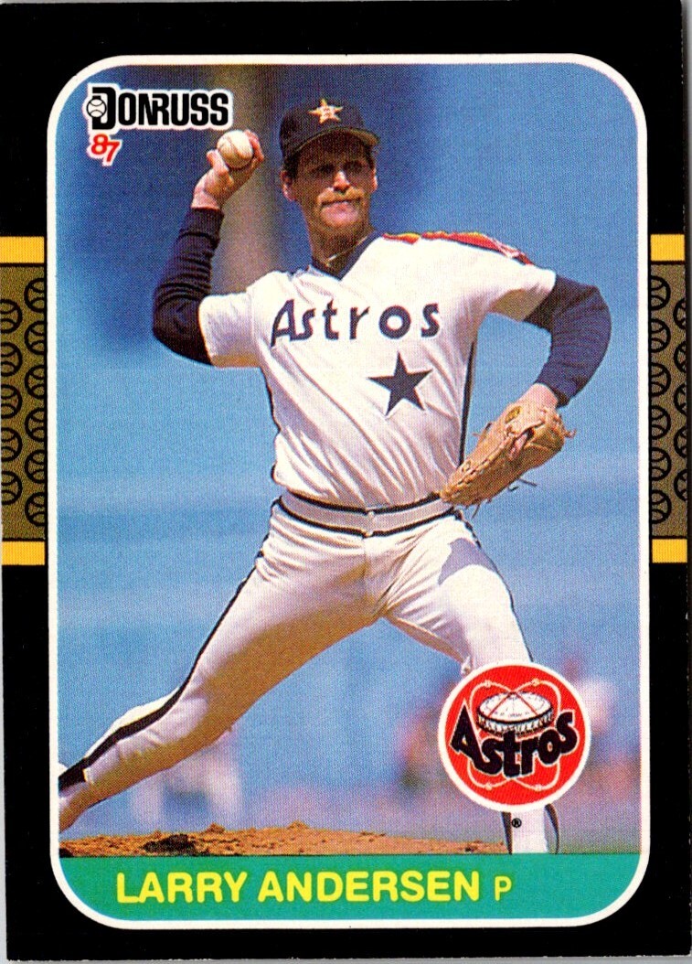 1987 Donruss Larry Andersen #640 Houston Astros Baseball Card | eBay