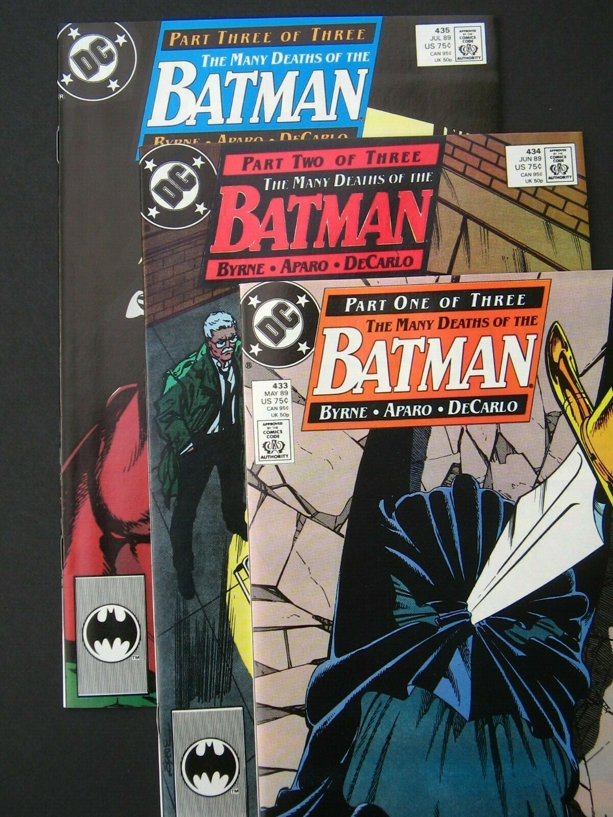 Batman #433, #434, #435 1989 Lot of 3 NM- High Grade DC Comics | eBay