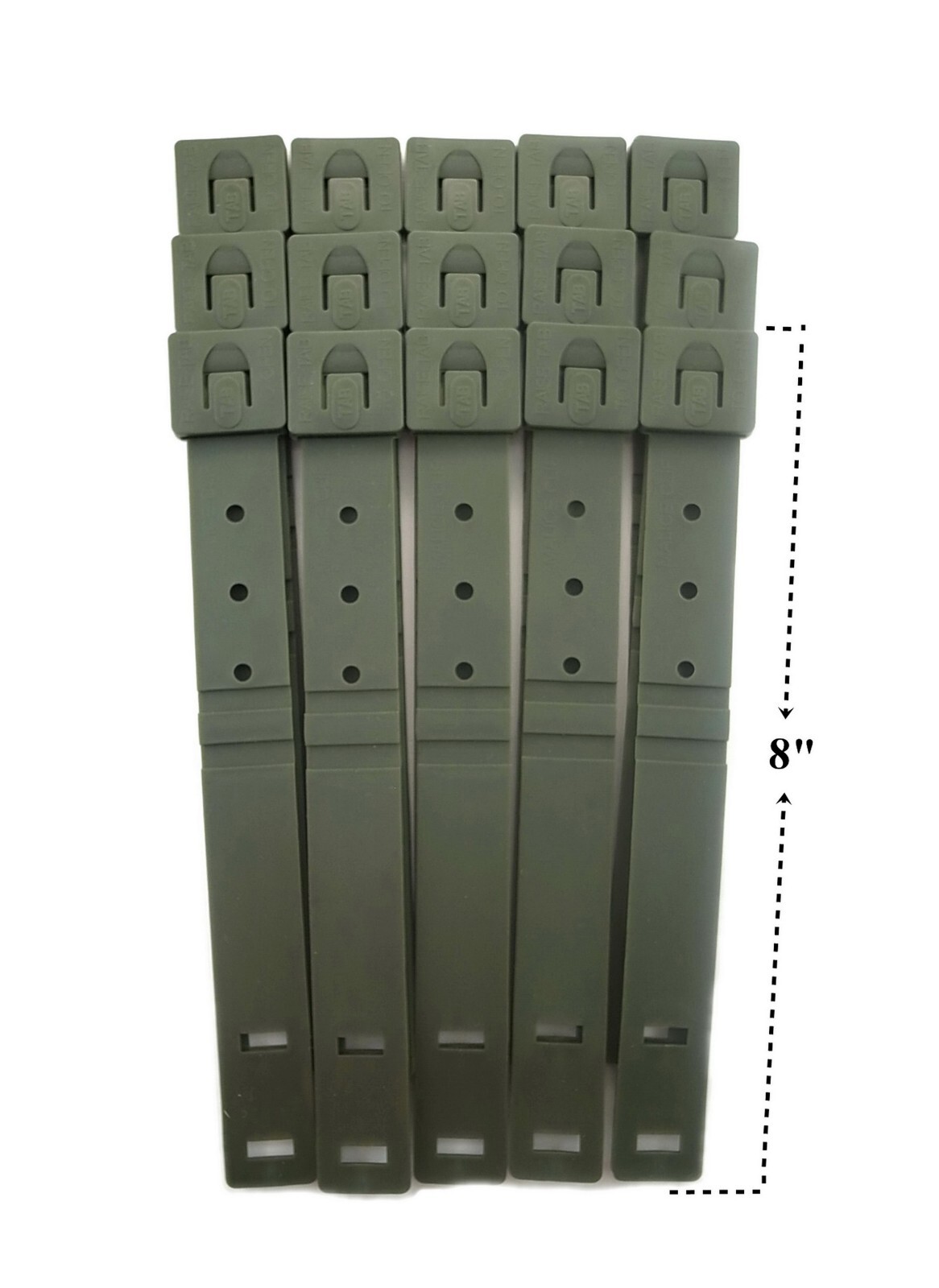 15 Tactical Tailor-Short 8" Army Green MALICE Clips For GERBER, BUCK ...