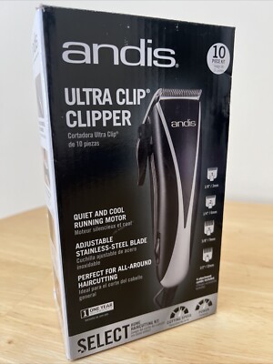 Andis Ultra Clip PM10 10-piece Clippe Haircut Kit | eBay