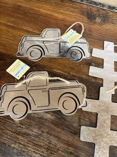 LOT OF 31 assorted Crafter's Square galvanized Metal Tags Crafts Kraft ...