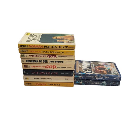 GOR Book Lot of 10 John Norman Vintage SciFi Fantasy & Telnarian Please ...