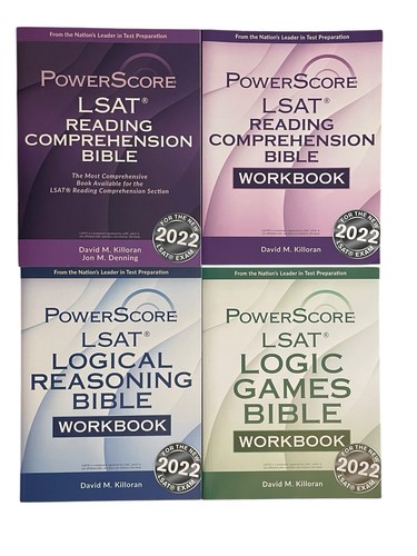 The PowerScore LSAT Bible Workbook Trilogy Lot 4 Reading Logical Games ...