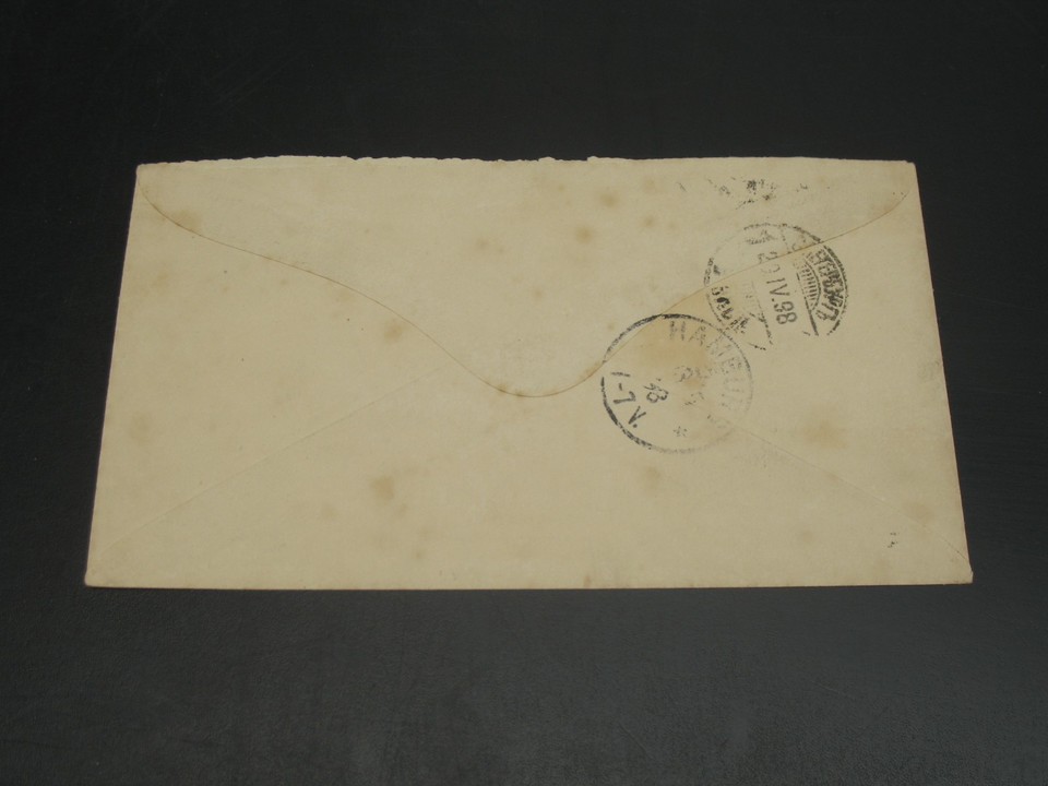 Russia 1898 SPB 9 stationery cover stains *24499 | eBay