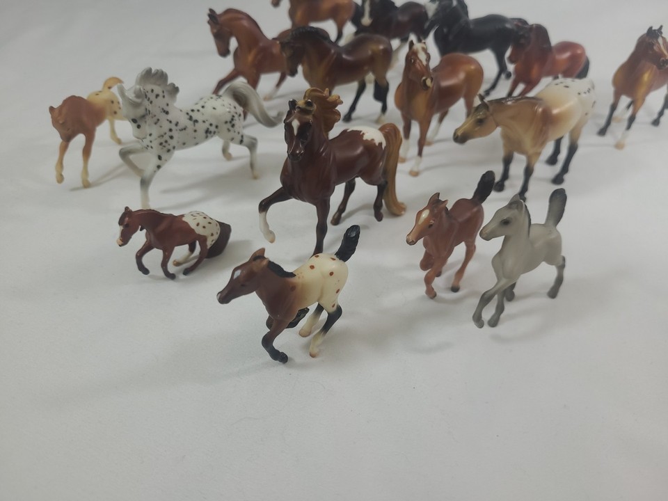 Vintage Breyer Reeves Small Mini Horse Miniature Horses Lot of 16 Some ...