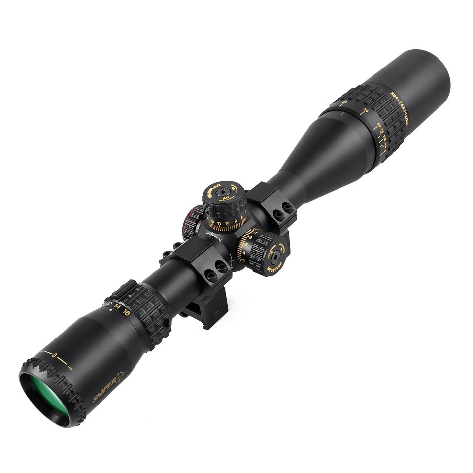 Sniper 4-16X50 Rifle Scope Illuminated Reticle 30mm tube Elevation Lock ...