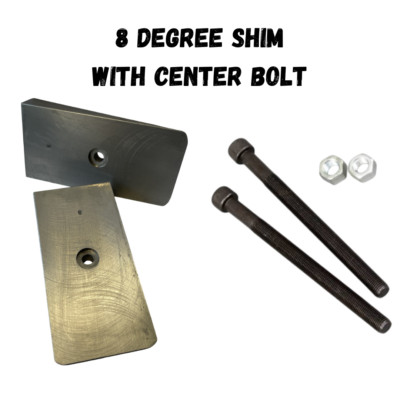 2.5" Wide Axle Shims With Bolts | Adjustable | Leaf Spring | Pair ...