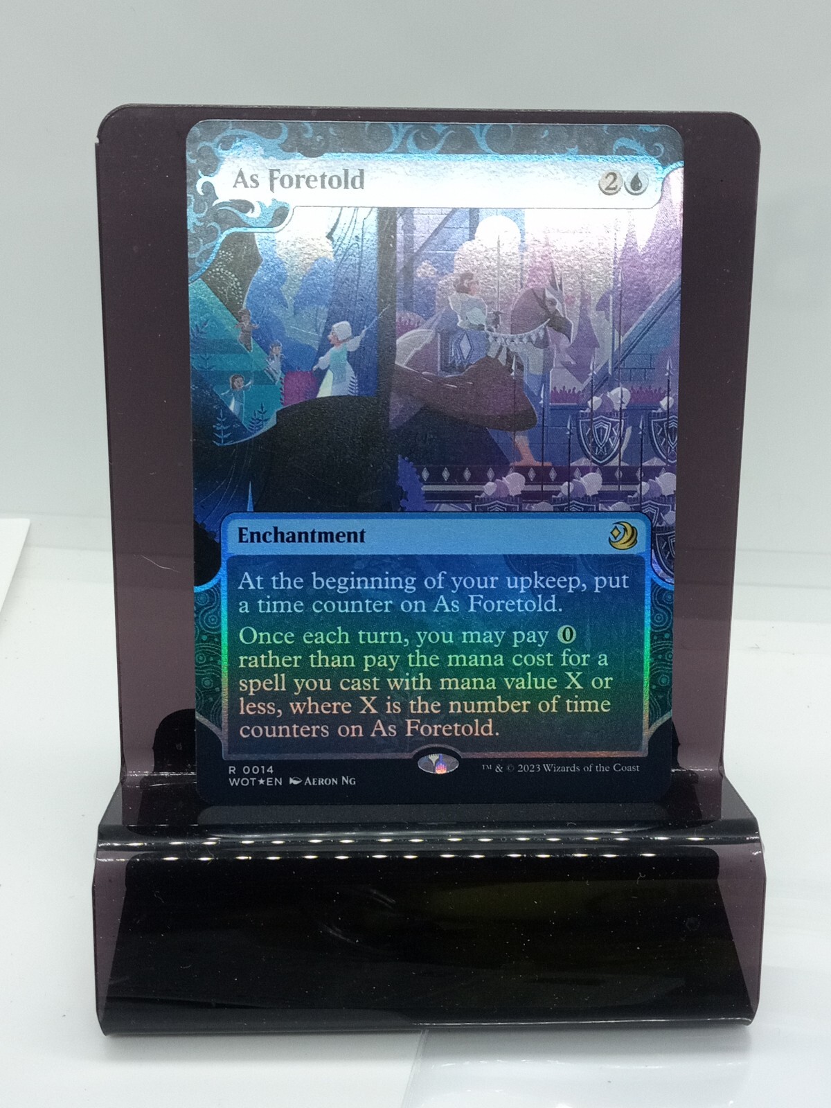 FOIL - As Foretold - Borderless - Enchanting Tales - Wilds of Eldraine ...