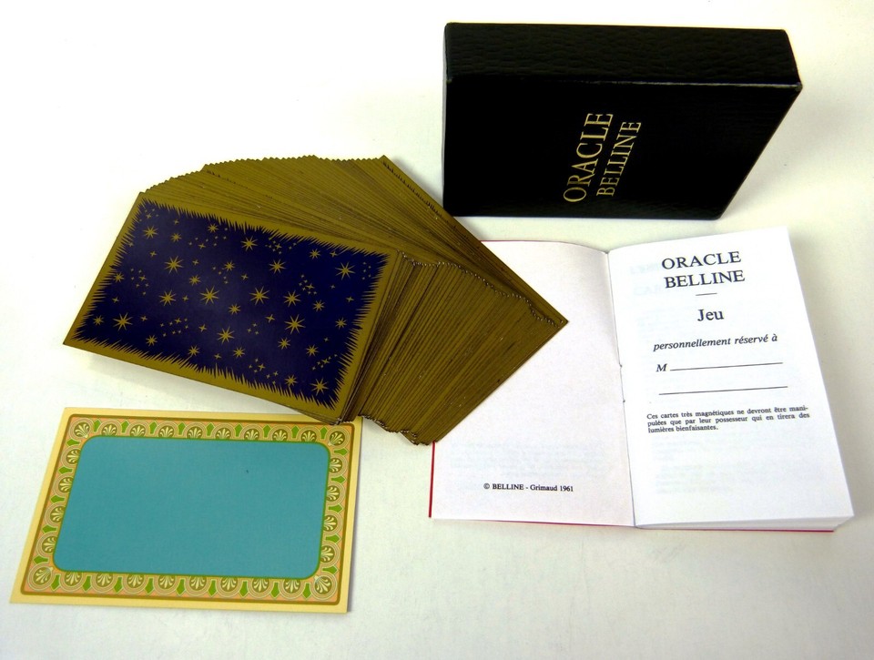 Jeu de Cartes Divinatoire - ORACLE BELLINE + Méthode d'interprétation ...