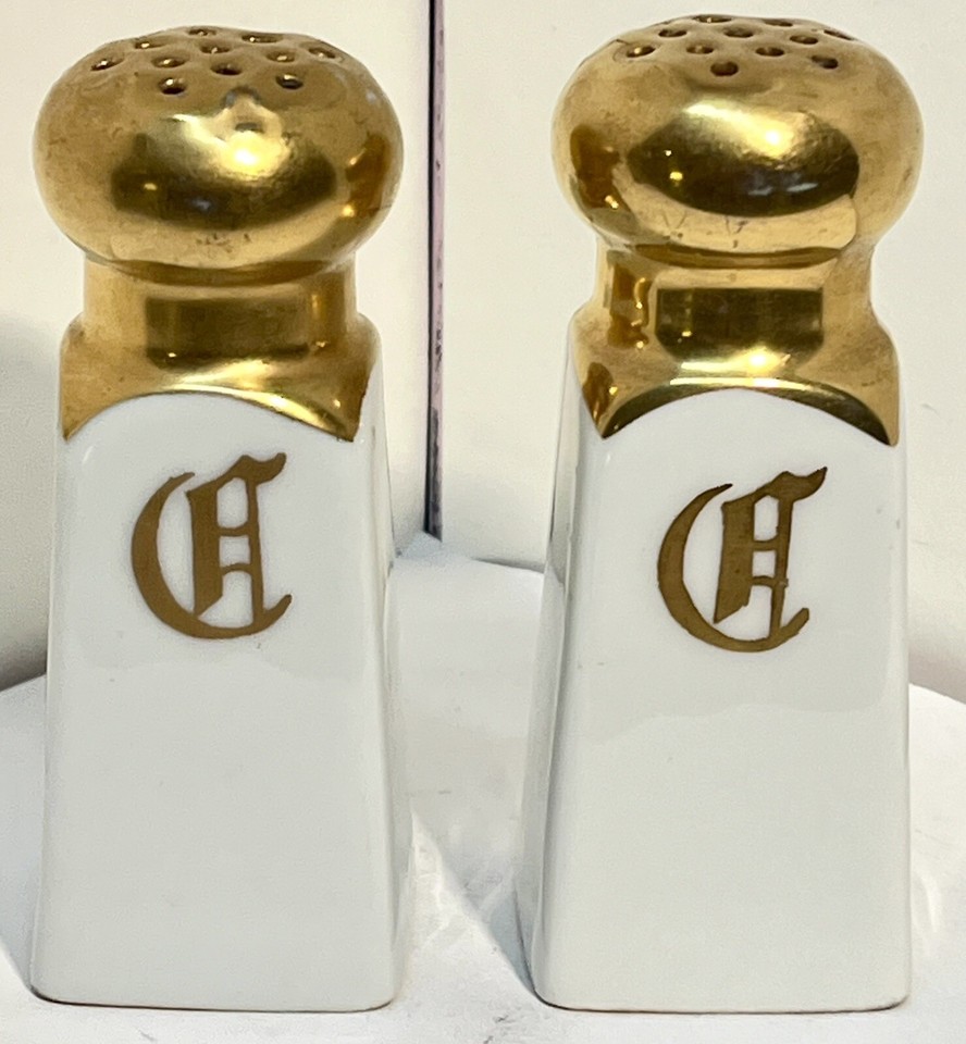 Vintage Gold Trimmed JHR Bavaria Salt & Pepper Shakers | eBay
