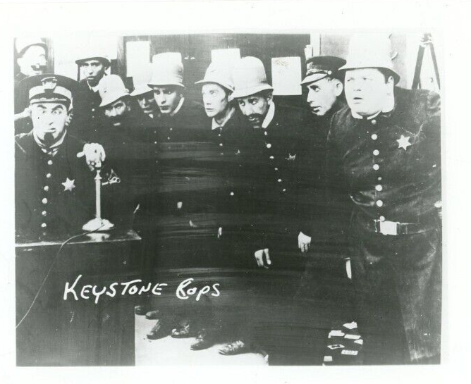 Reproduction 4x5 Photo Silent Film Comedians Mack Sennett's Keystone ...