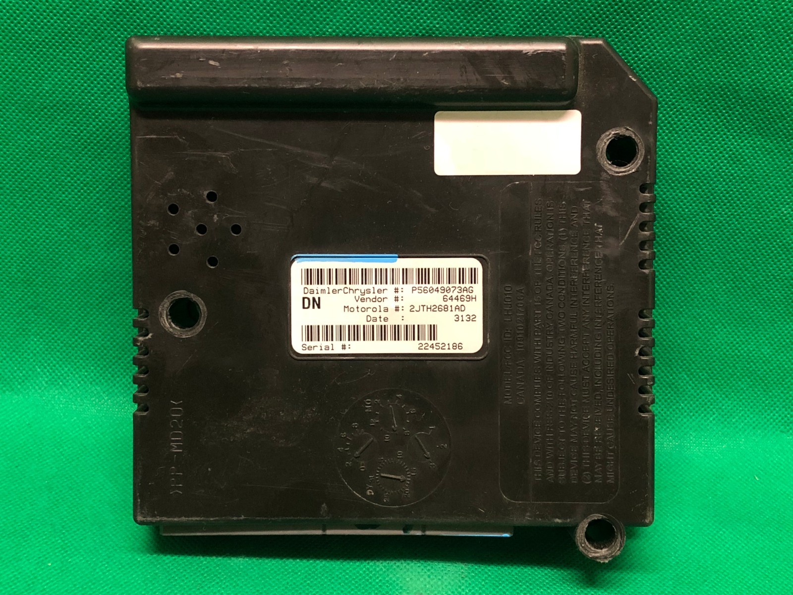 02-03 DURANGO CTM CENTRAL TIMING MODULE CTU OEM BCM ALARM P56049073AG ...