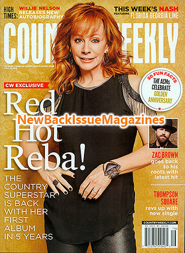 Country Weekly 4/15,Reba McEntire,Florida Georgia Line,Zac Brown,April ...