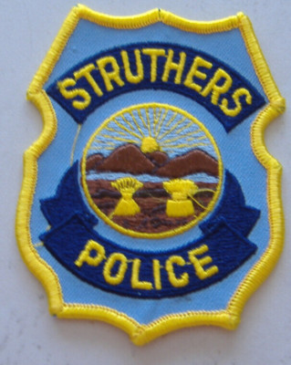 STRUTHERS POLICE OHIO POLICE FABRIC PATCH | eBay