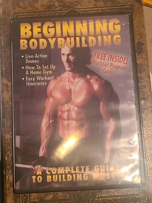 SCARCE Beginning Bodybuilding DVD Mike O'Hearn home gym muscle workout ...