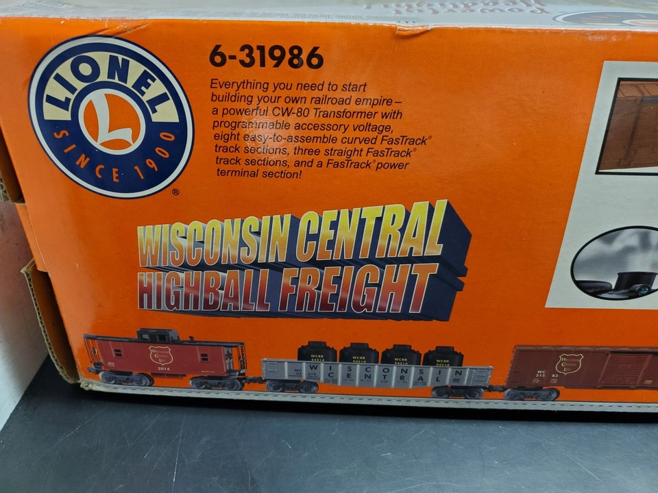Lionel Complete OGauge Train Set Wisconsin Central Highball Freight 6 ...