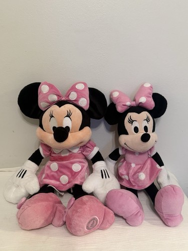 Disney Store Minnie Mouse Plush Pink Doll Toy Authentic And Small ...